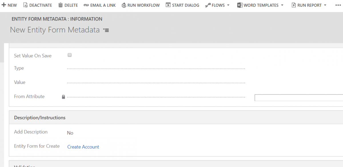 parentaccountEntity Form Metadata | Kunal Tripathy